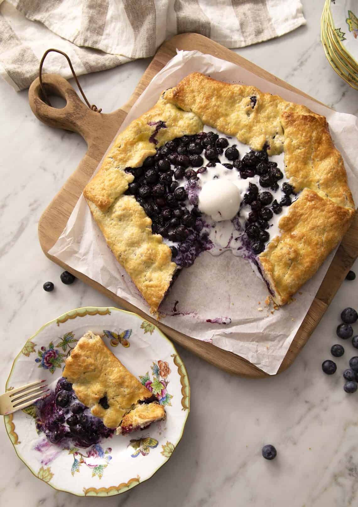 Blueberry Galette - Preppy Kitchen