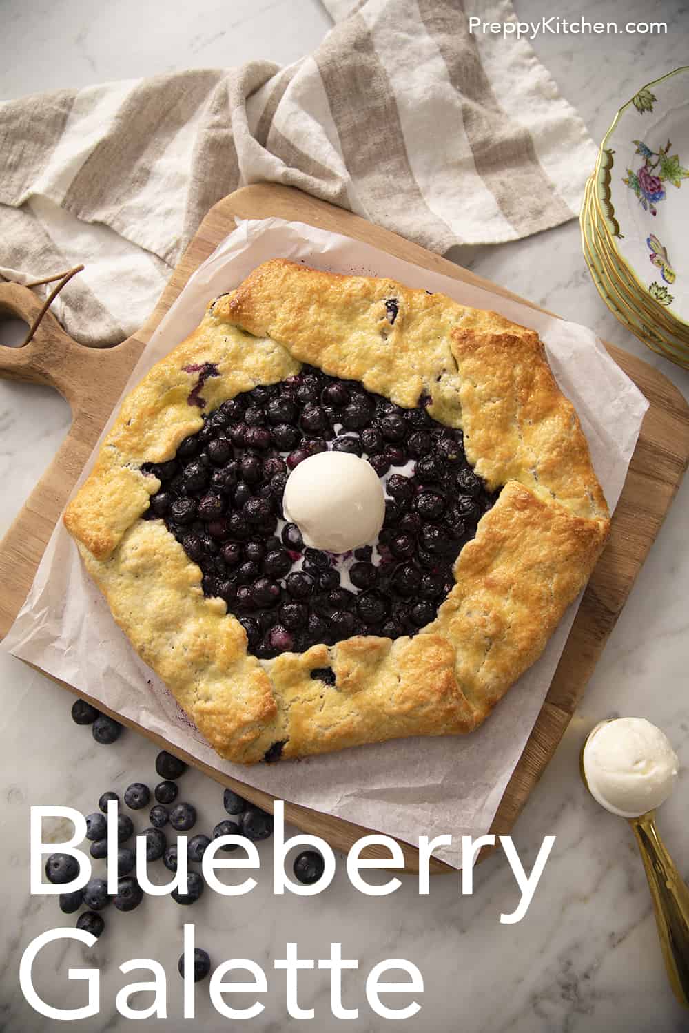 Blueberry Galette - Preppy Kitchen