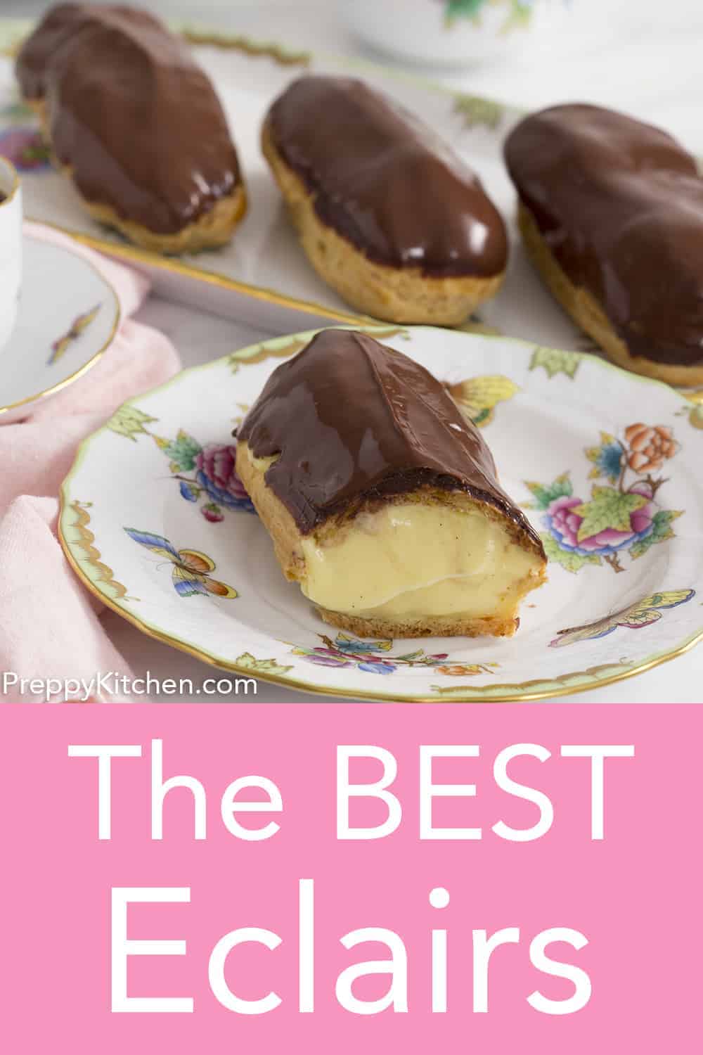 Eclairs Recipe - Preppy Kitchen