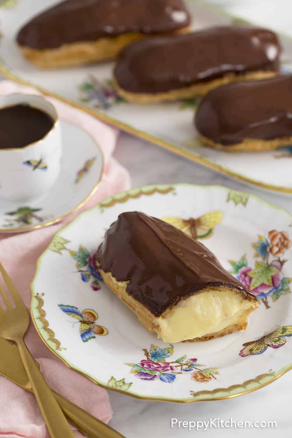 Eclairs Recipe - Preppy Kitchen
