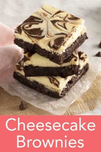 Cheesecake Brownies - Preppy Kitchen