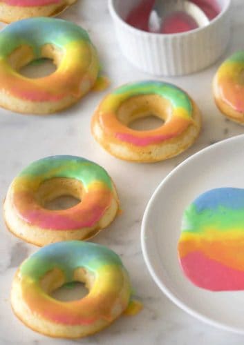 Rainbow Donuts - Preppy Kitchen