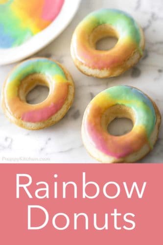 Rainbow Donuts - Preppy Kitchen