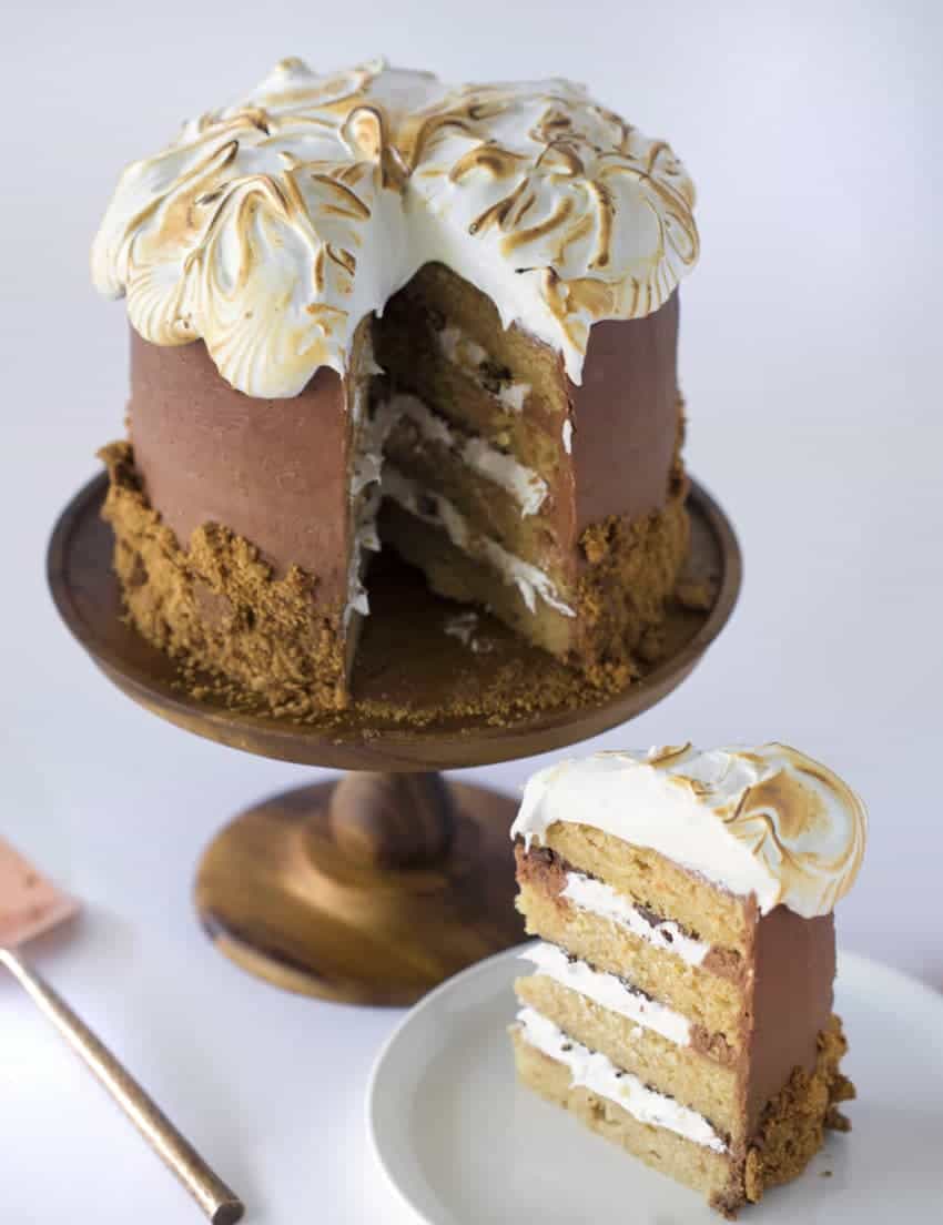 S'mores Cake - Preppy Kitchen
