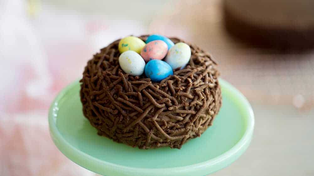 Bird's Nest Easter Cake - Preppy Kitchen