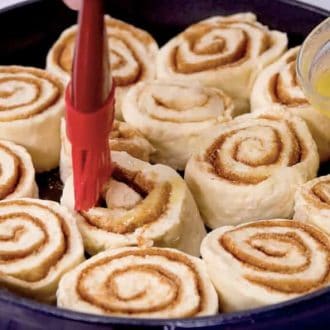 Skillet Cinnamon Rolls - Preppy Kitchen