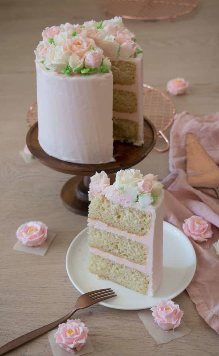 Buttercream Rose Cake - Preppy Kitchen