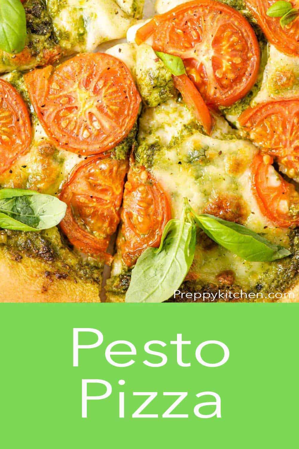 Pesto Pizza - Preppy Kitchen