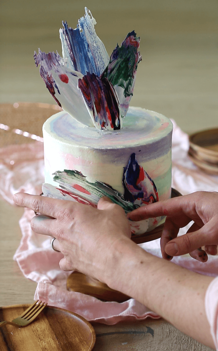Rainbow Swirl Cake - Preppy Kitchen