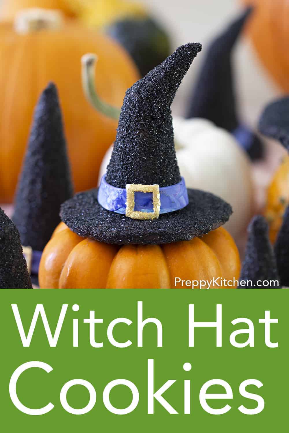 Witch Hat Cookies - Preppy Kitchen
