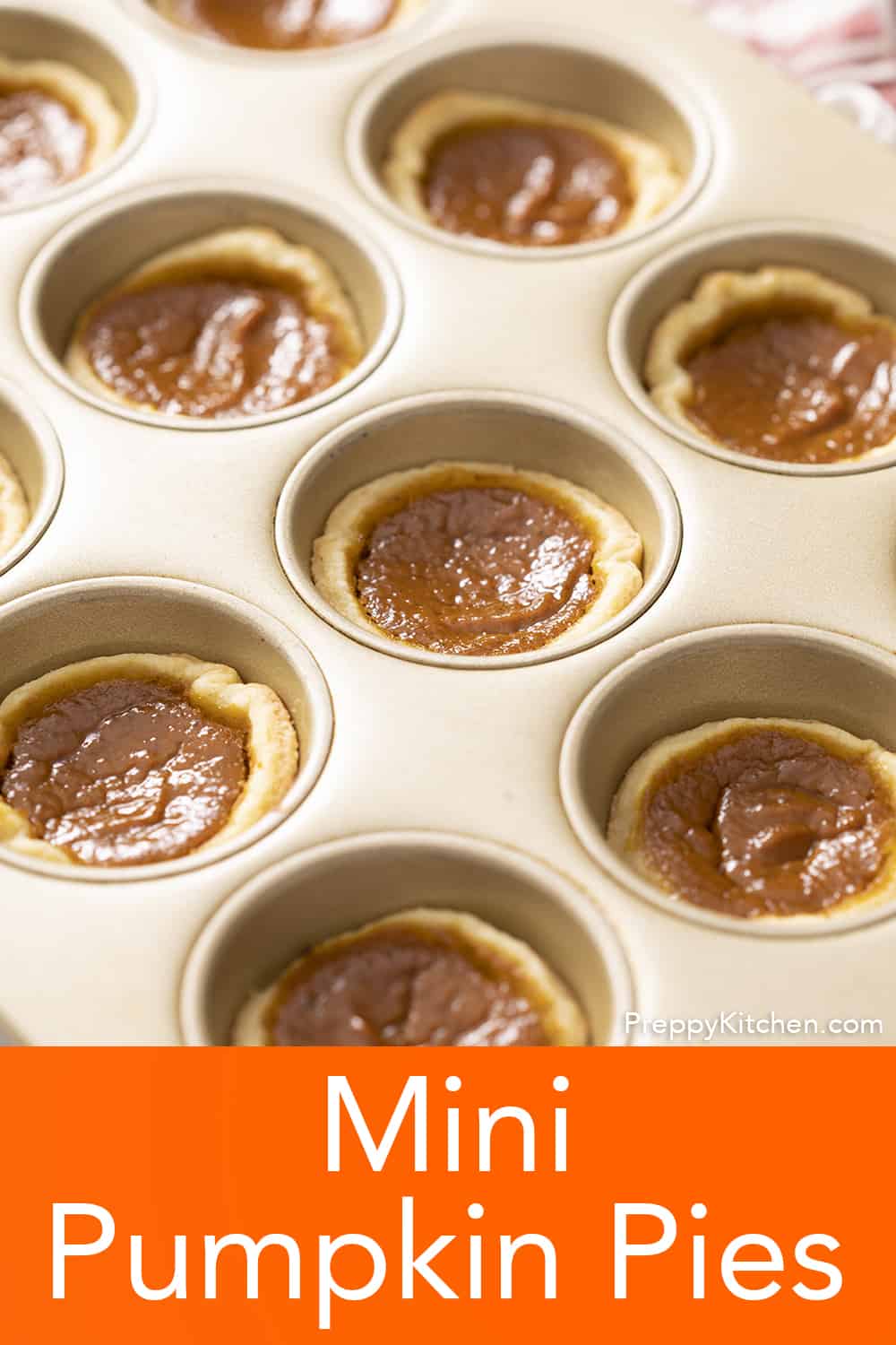 Mini Pumpkin Pies - Preppy Kitchen
