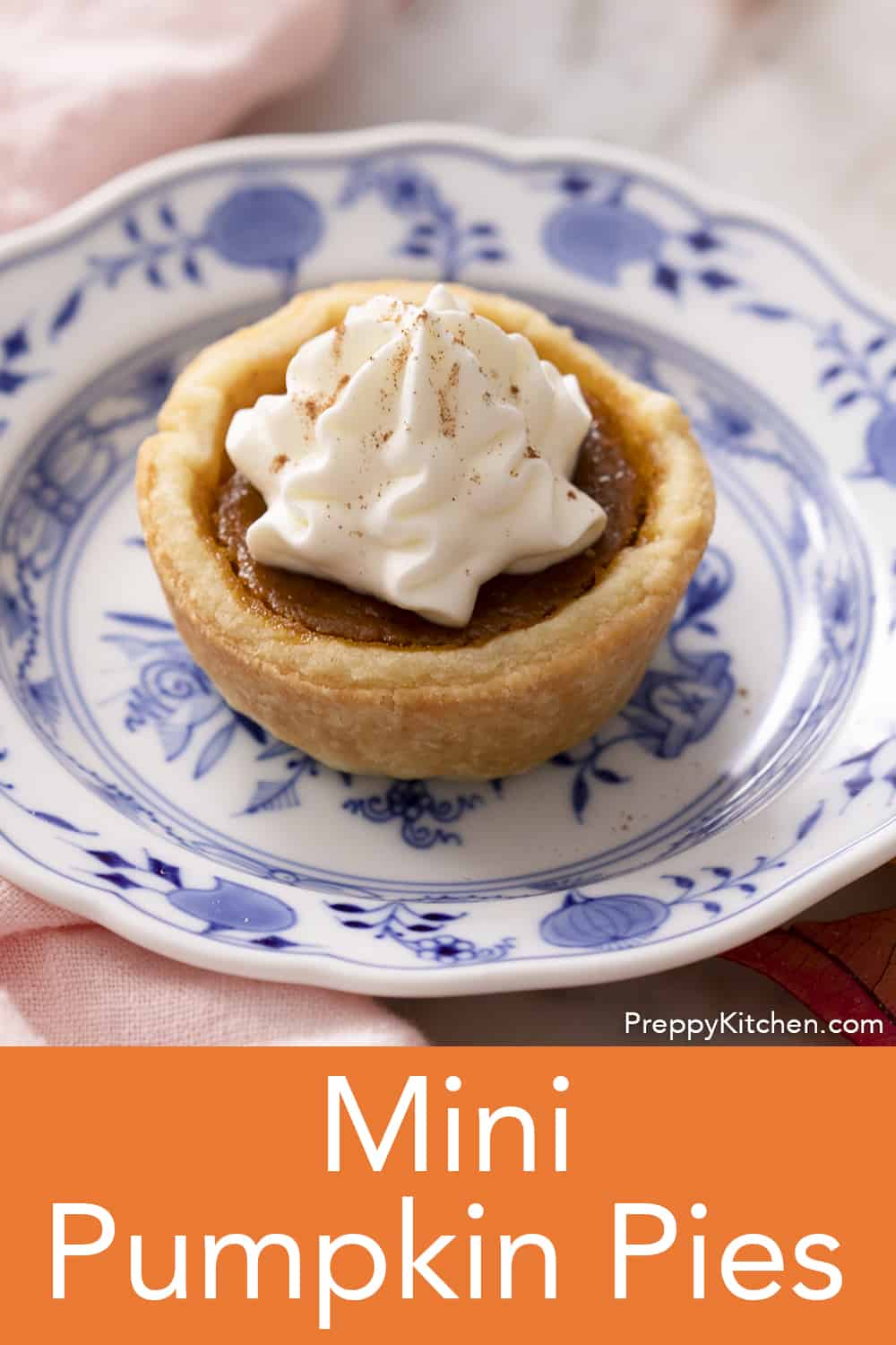 Mini Pumpkin Pies - Preppy Kitchen