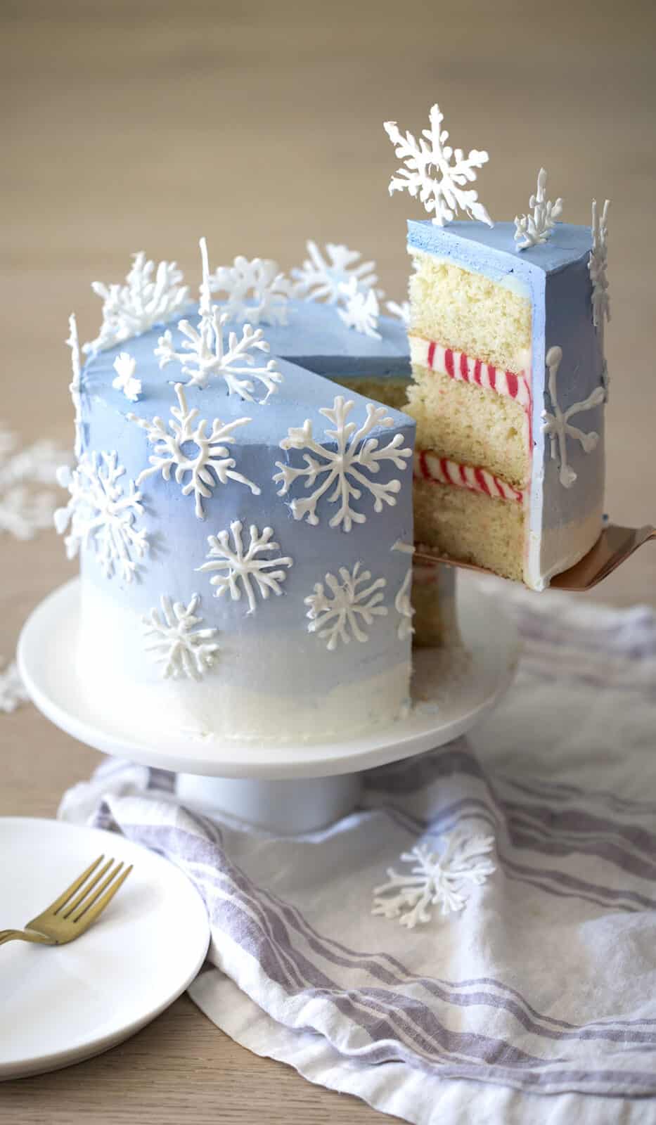 Snowflake Cake | Preppy Kitchen