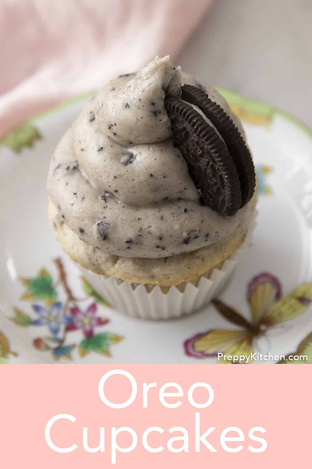 Oreo Cupcakes - Preppy Kitchen