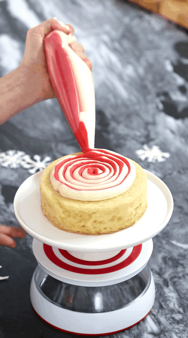 Snowflake Cake - Preppy Kitchen
