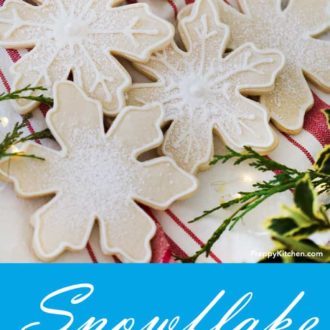 Snowflake Cookies - Preppy Kitchen