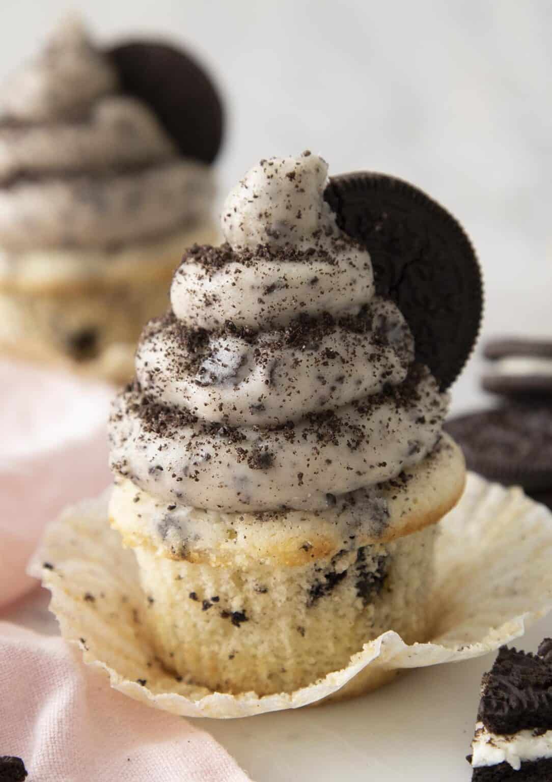 Oreo Cupcakes - Preppy Kitchen