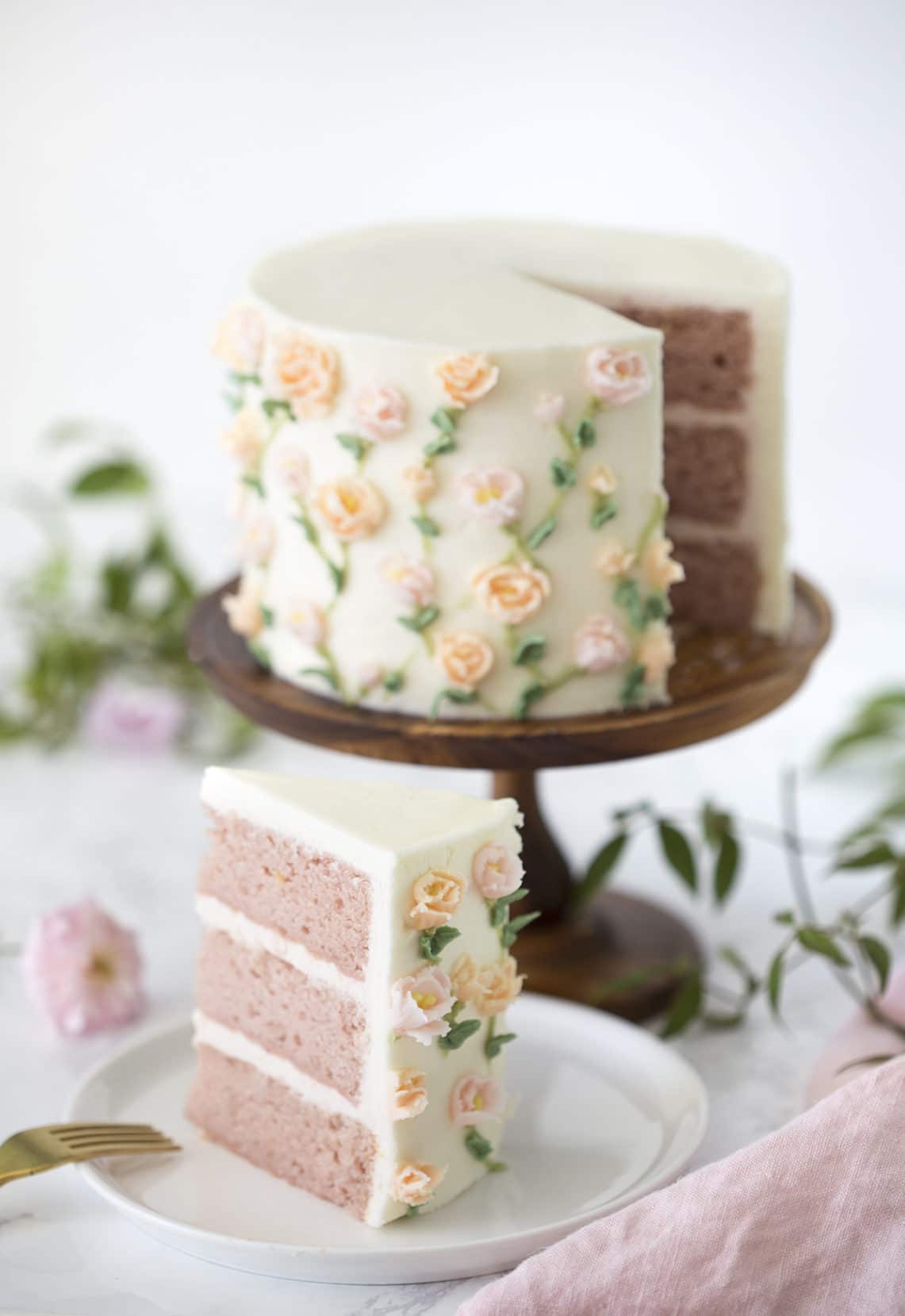Painted Cake - Preppy Kitchen