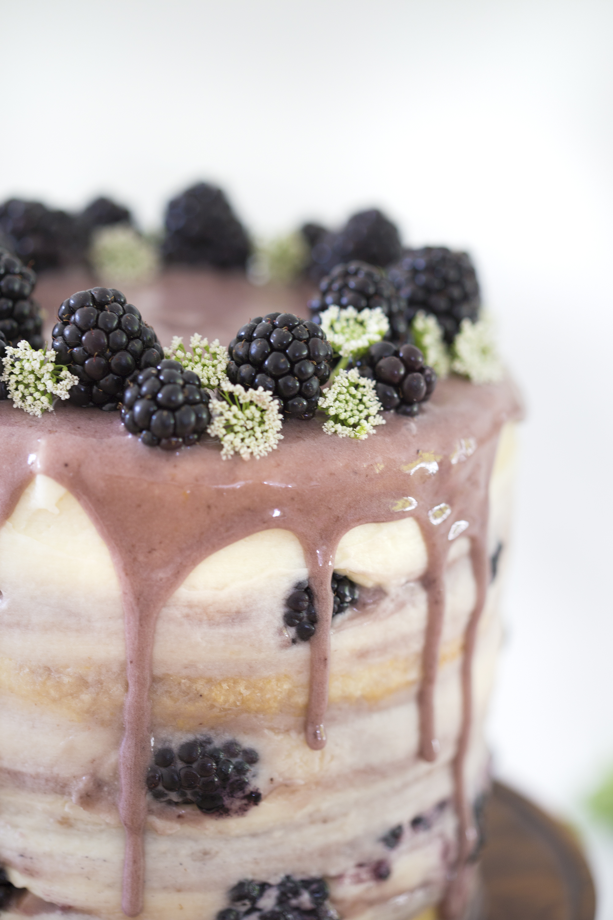 Blackberry Cake - Preppy Kitchen