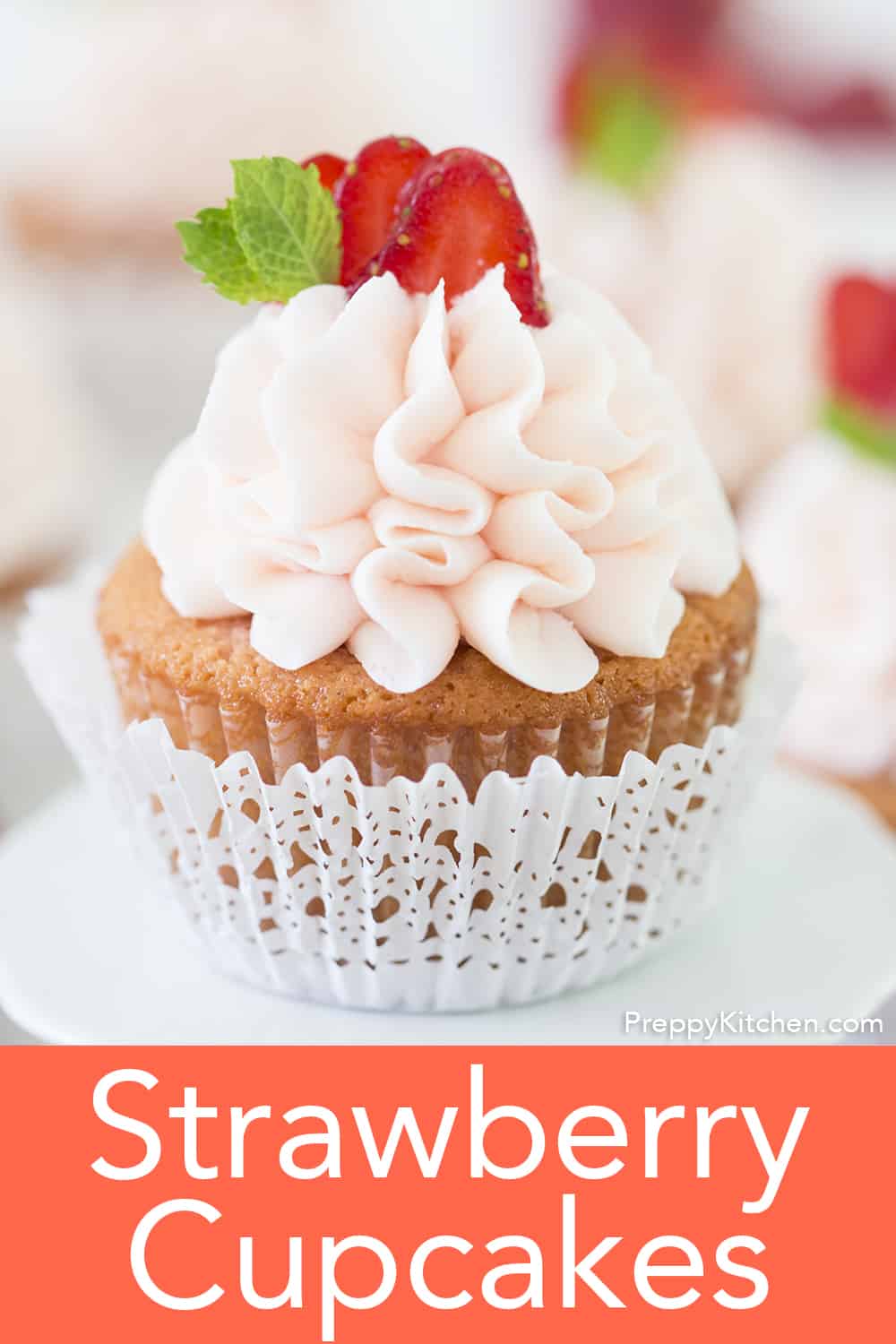 Strawberry Cupcakes - Preppy Kitchen