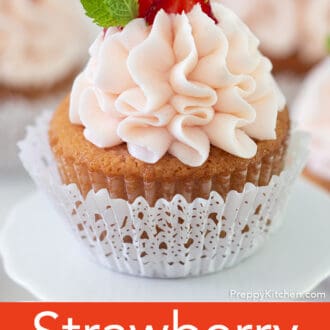 Strawberry Cupcakes - Preppy Kitchen