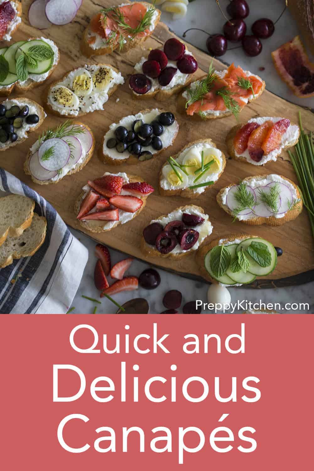 Easy Canapés - Preppy Kitchen