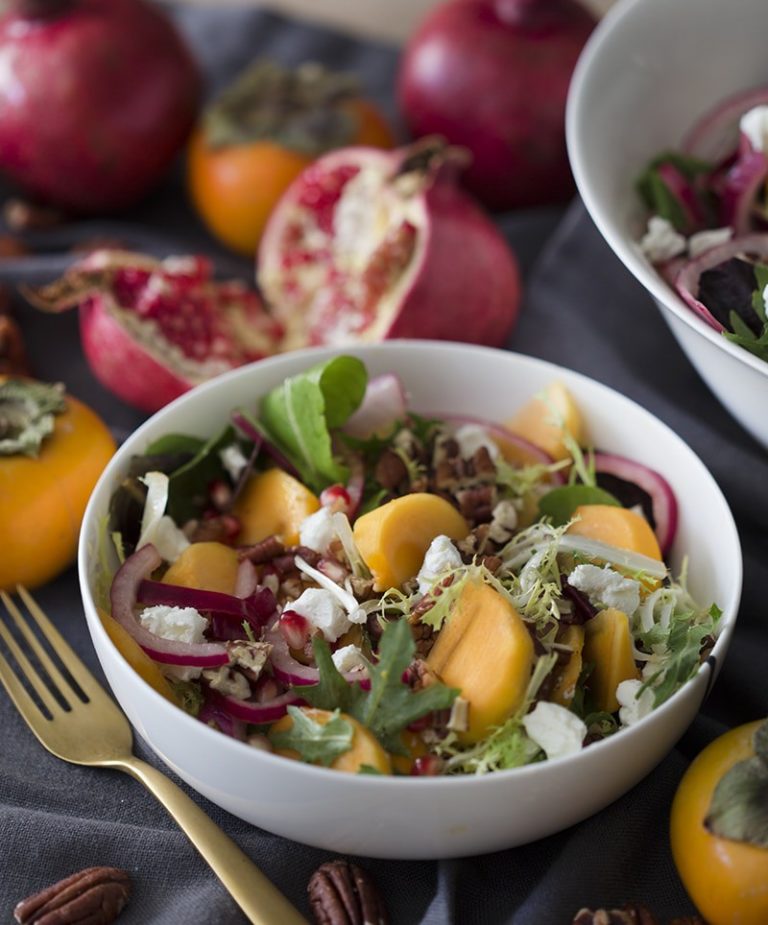Persimmon Salad - Preppy Kitchen