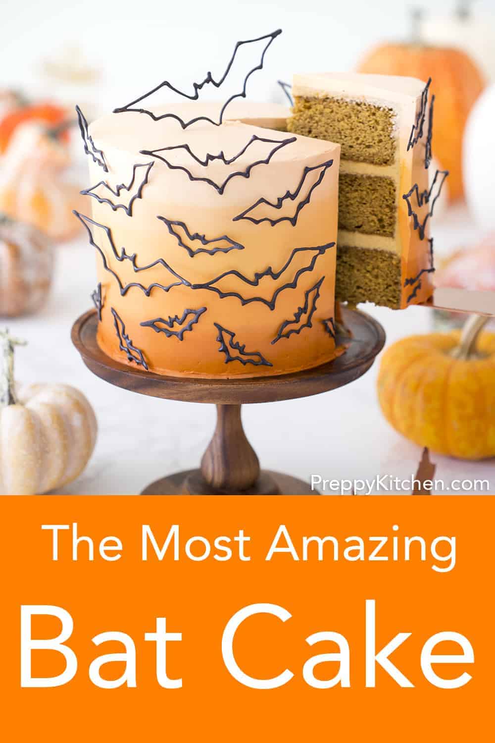 Bat Cake - Preppy Kitchen