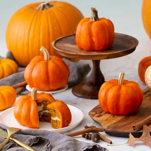 Mini Pumpkin Cake - Preppy Kitchen