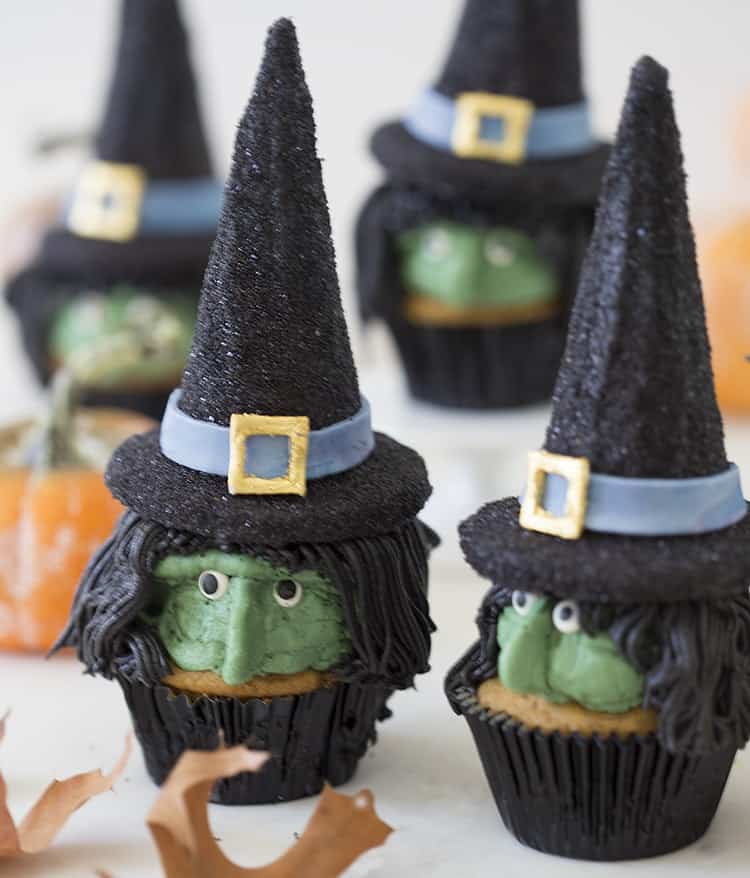 Halloween Witch Cupcakes - Preppy Kitchen