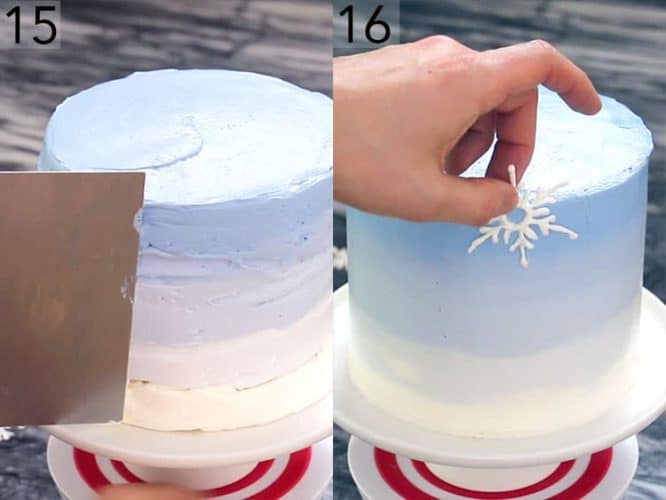Snowflake Cake - Preppy Kitchen