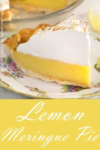 Lemon Meringue Pie - Preppy Kitchen