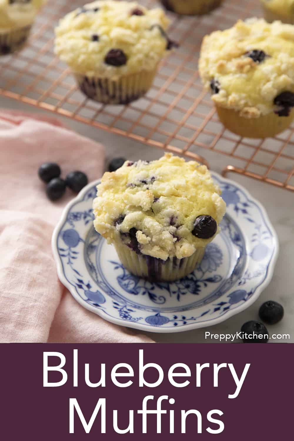 Blueberry Muffins - Preppy Kitchen