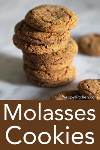 Molasses Cookies - Preppy Kitchen