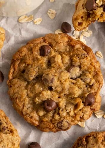 Oatmeal Chocolate Chip Cookies - Preppy Kitchen