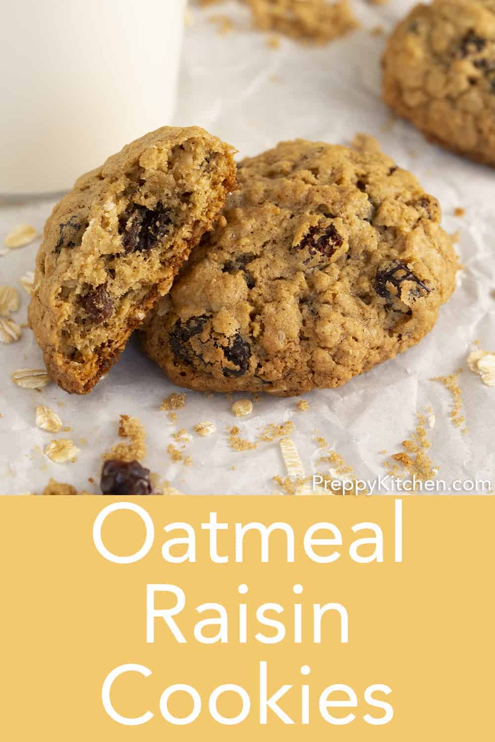 Oatmeal Raisin Cookies - Preppy Kitchen