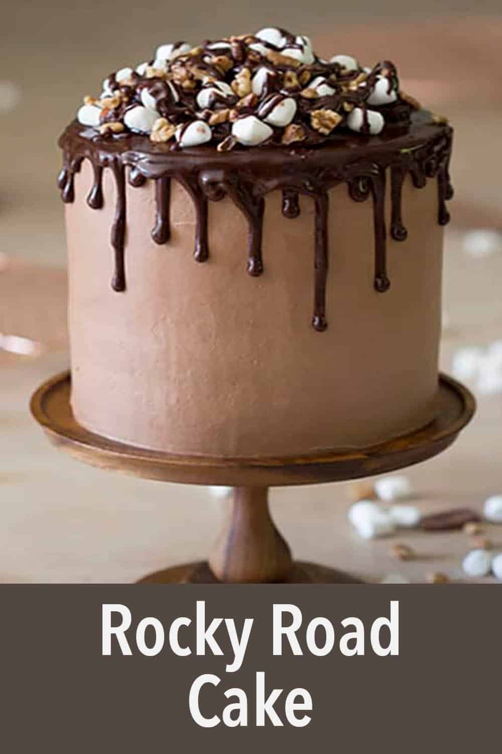 Rocky Road Cake - Preppy Kitchen