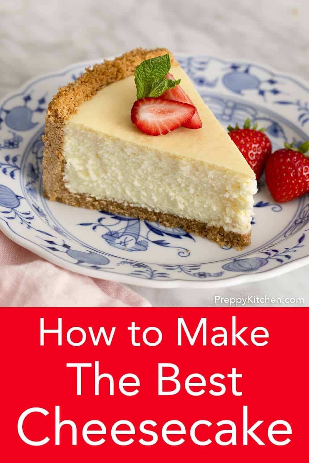 Classic Cheesecake Recipe - Preppy Kitchen