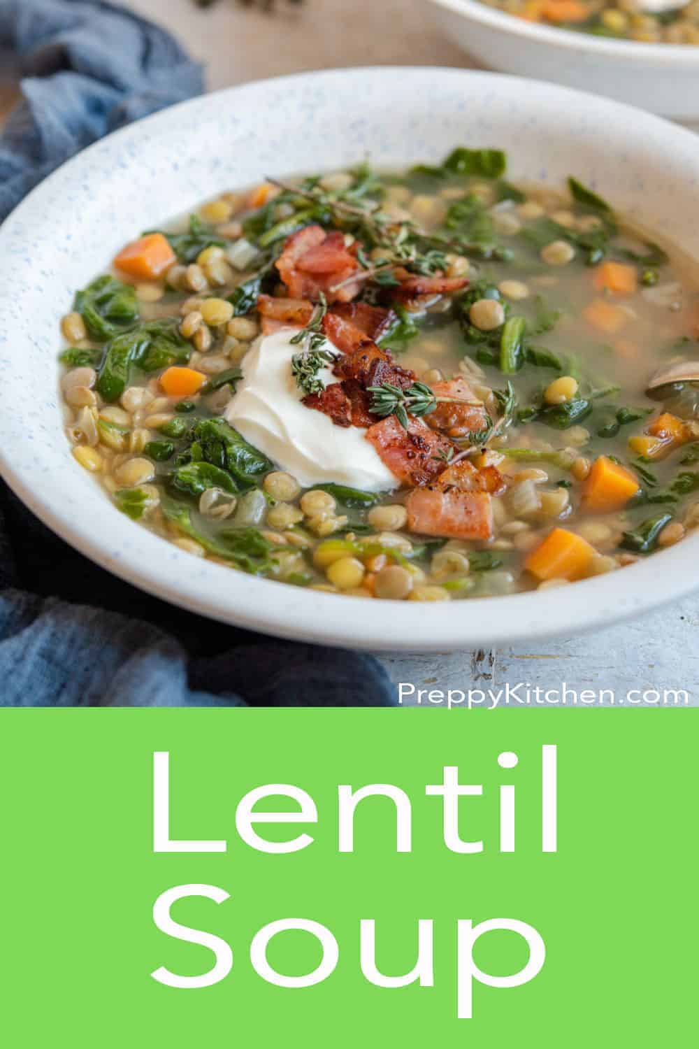 Lentil Soup - Preppy Kitchen