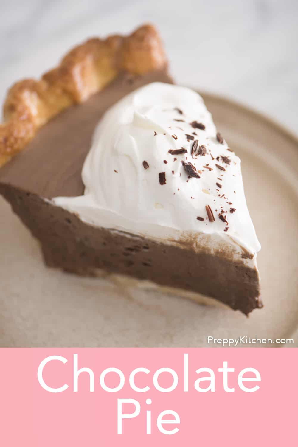 Chocolate Pie - Preppy Kitchen
