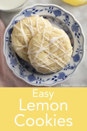 Lemon Cookies - Preppy Kitchen