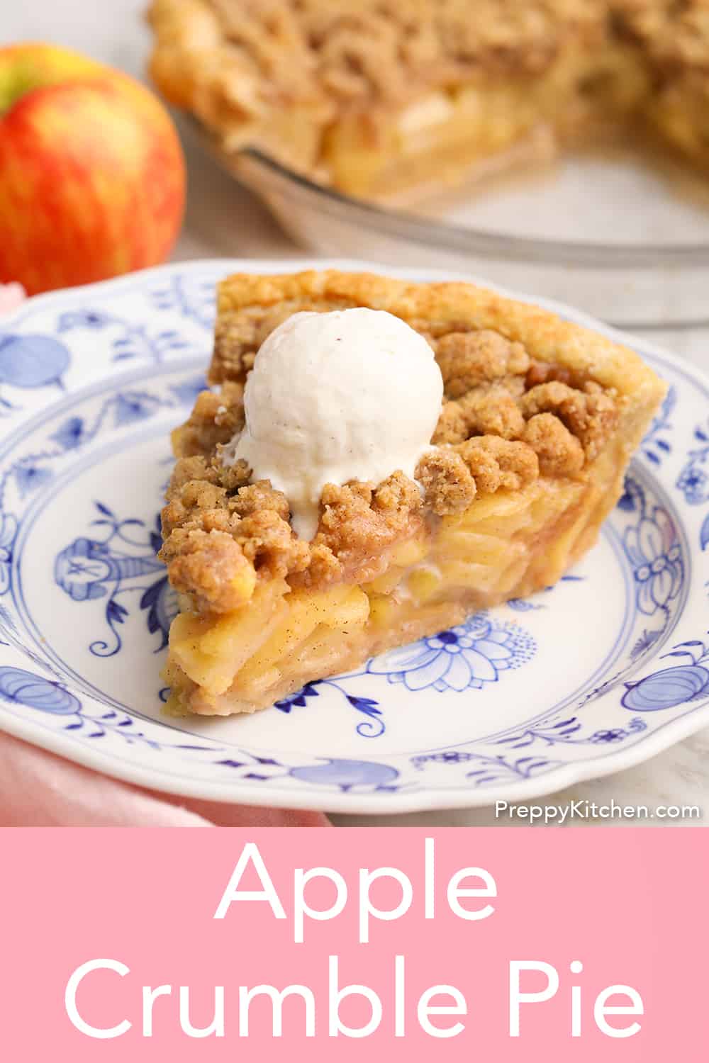 Apple Crumble Pie - Preppy Kitchen