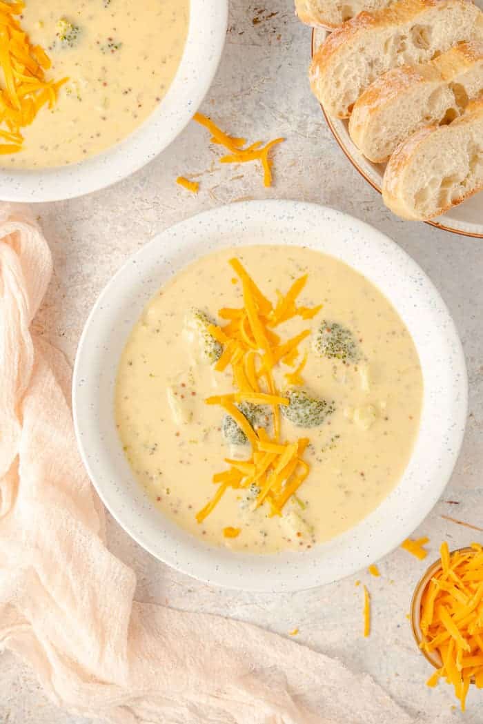 Broccoli Cheese Soup - Preppy Kitchen