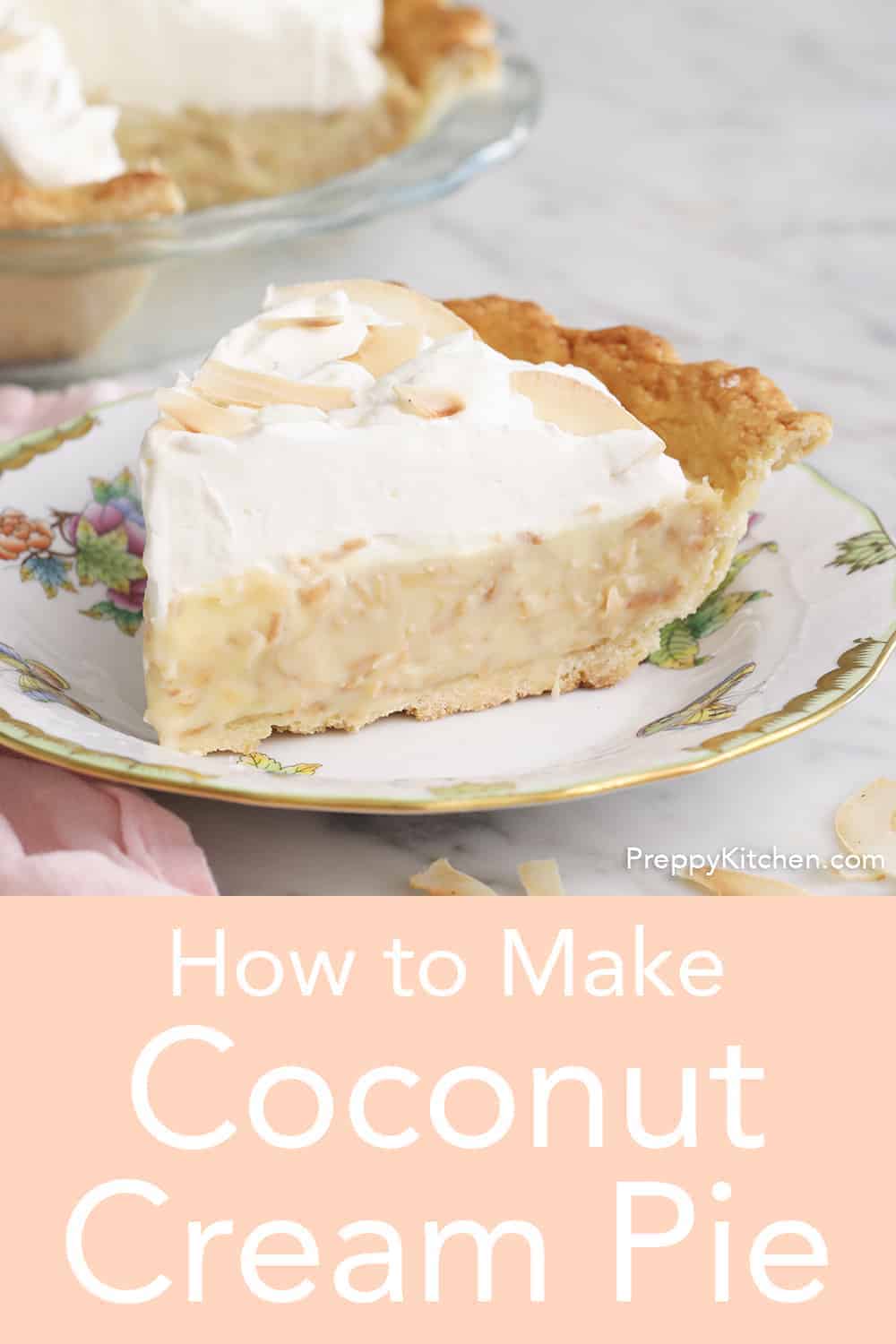 Coconut Cream Pie - Preppy Kitchen