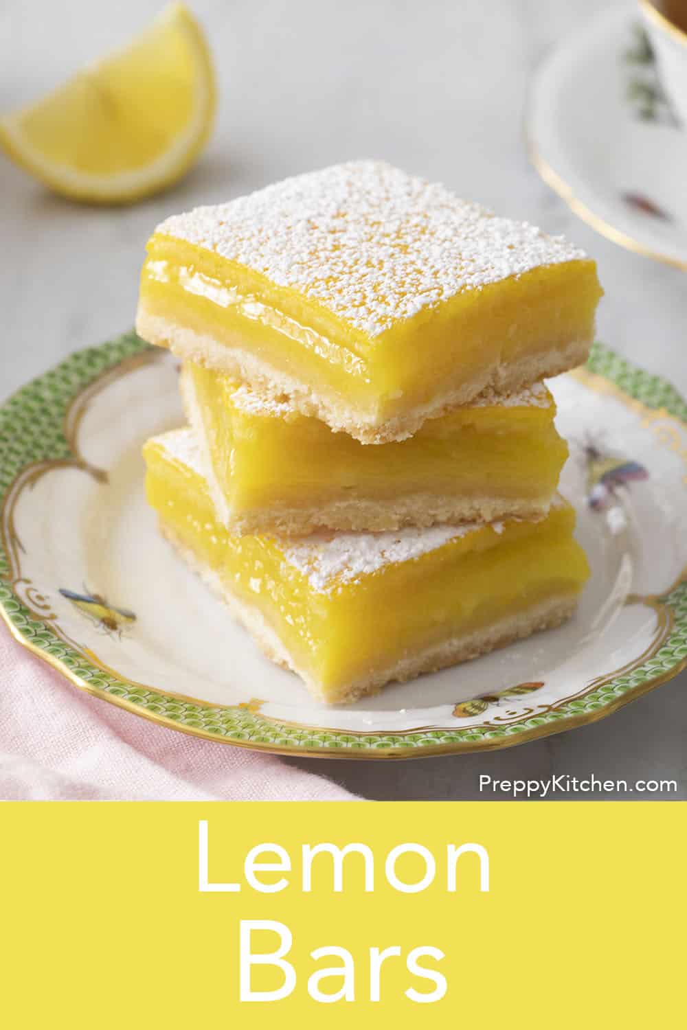 Lemon Bars - Preppy Kitchen