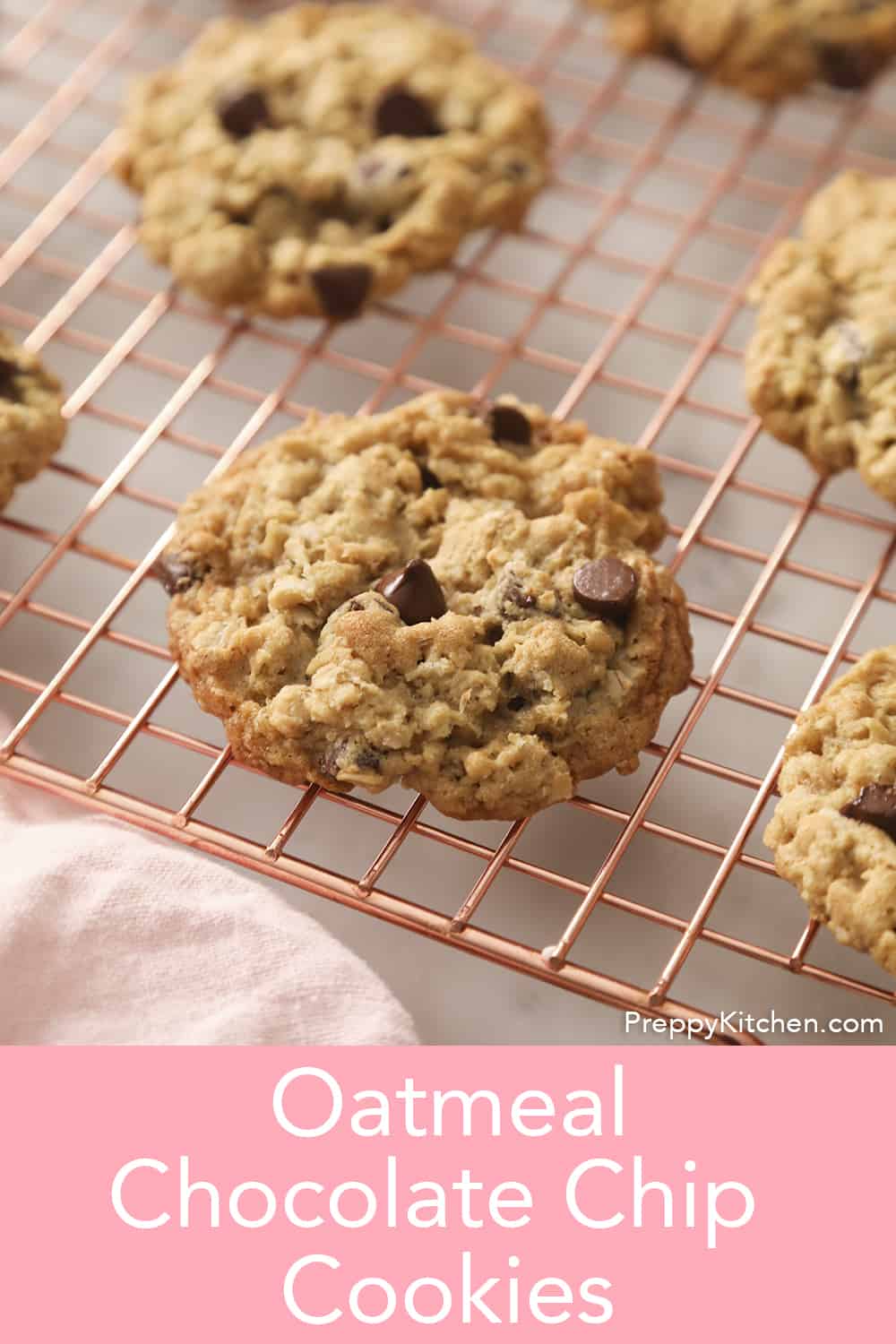 Oatmeal Chocolate Chip Cookies Preppy Kitchen at Isabella Embry blog