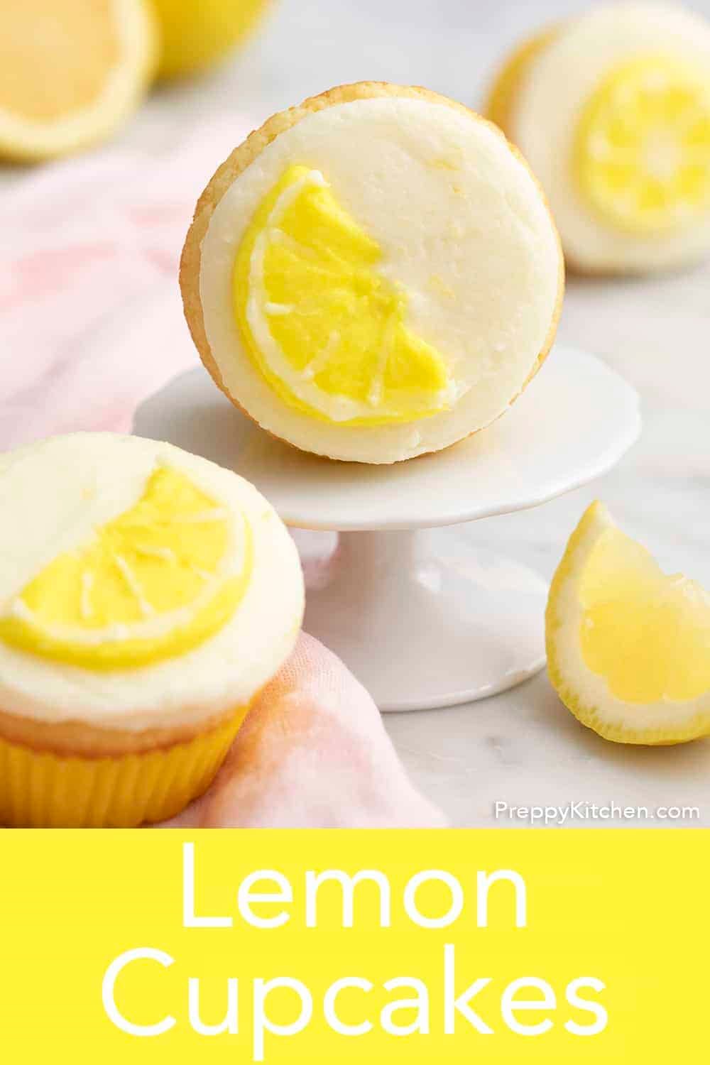 Lemon Cupcakes - Preppy Kitchen