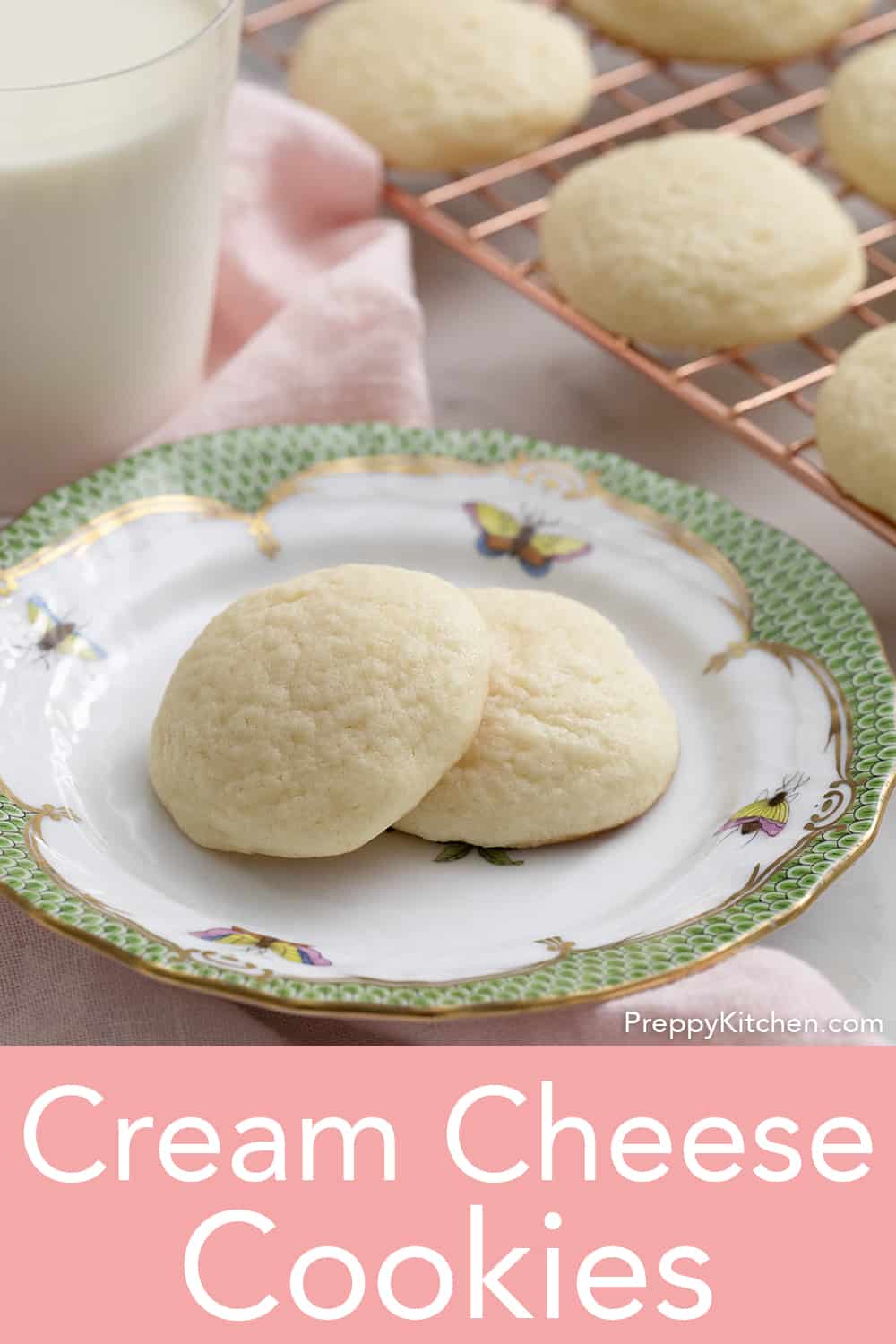Cream Cheese Cookies - Preppy Kitchen