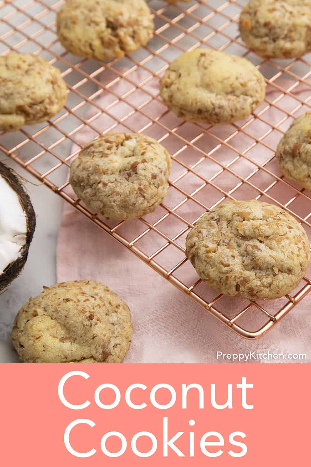 Coconut Cookies - Preppy Kitchen