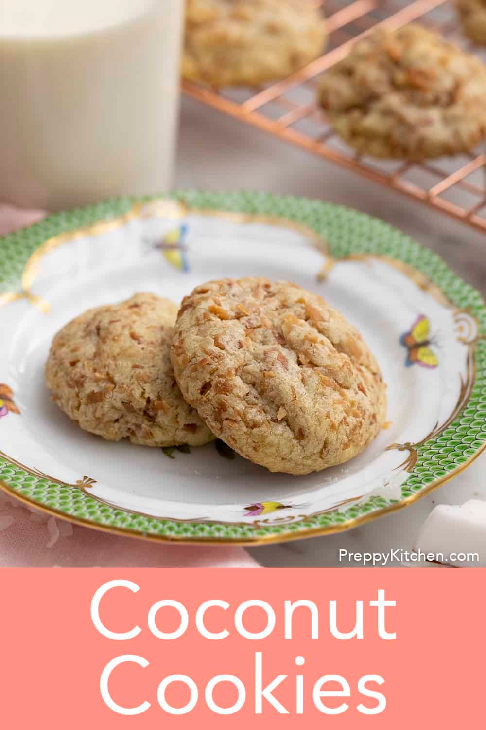 Coconut Cookies - Preppy Kitchen
